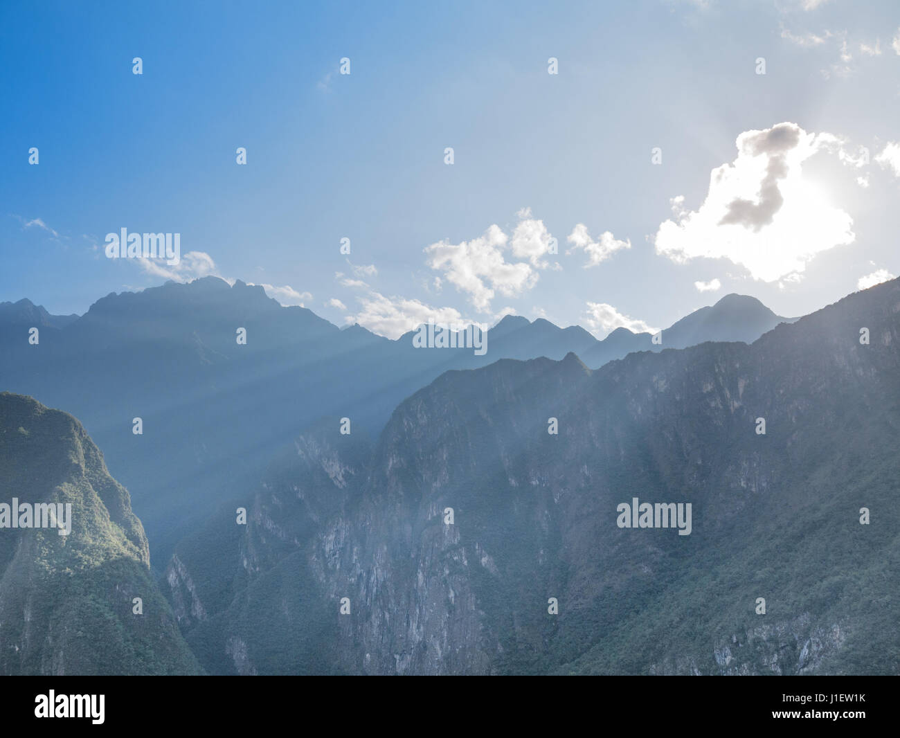 Andes Mountains Landscape at Sunrise in Cusco, Peru Stock Photo - Alamy