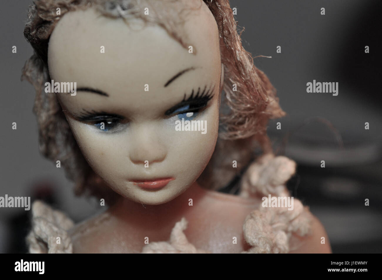 Old Creepy Doll Stock Photo - Alamy