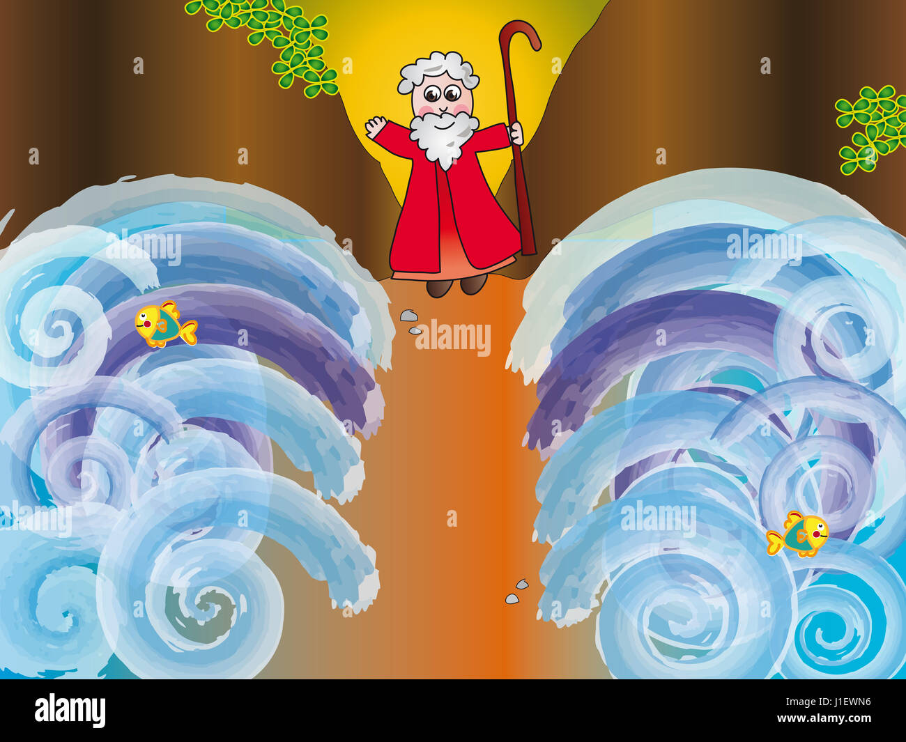 Bible stories cartoons hi-res stock photography and images - Alamy