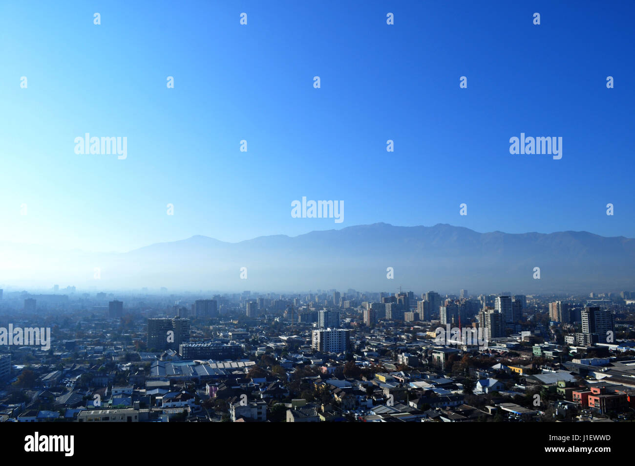 Chile, Santiago de Chile, Cityscape Stock Photo - Alamy