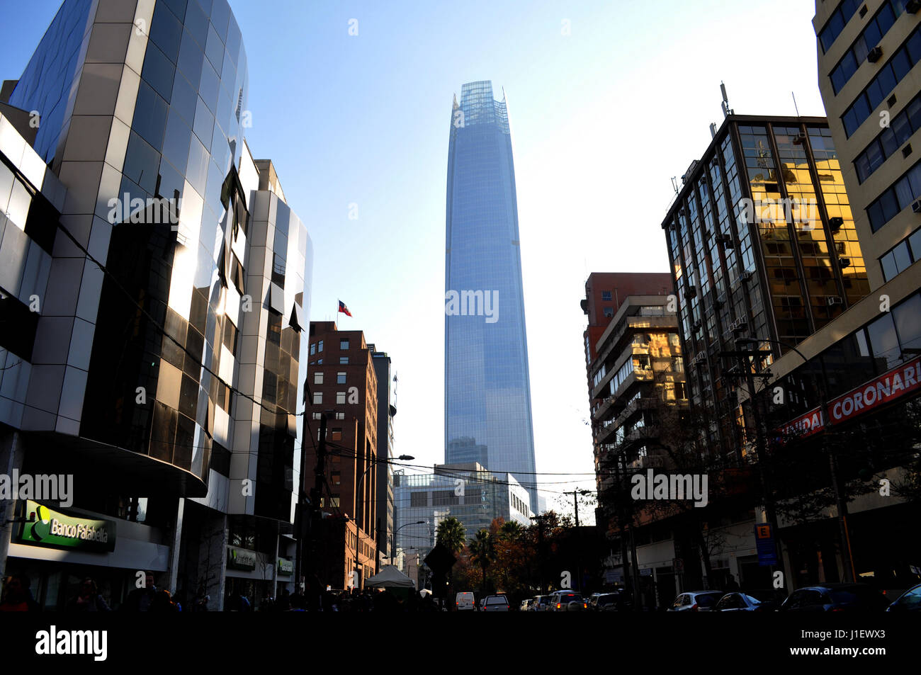 Costanera center building in Santiago de Chile Stock Photo - Alamy