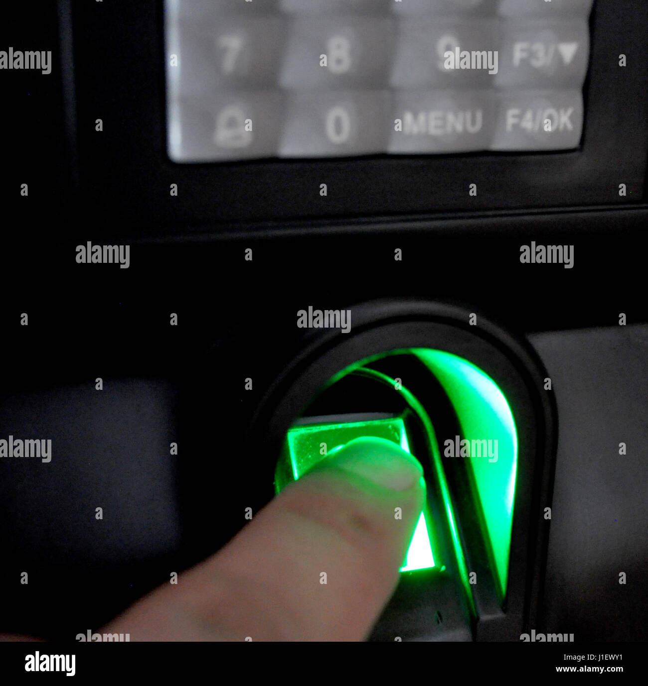 Fingerprint scanner hi-res stock photography and images - Alamy