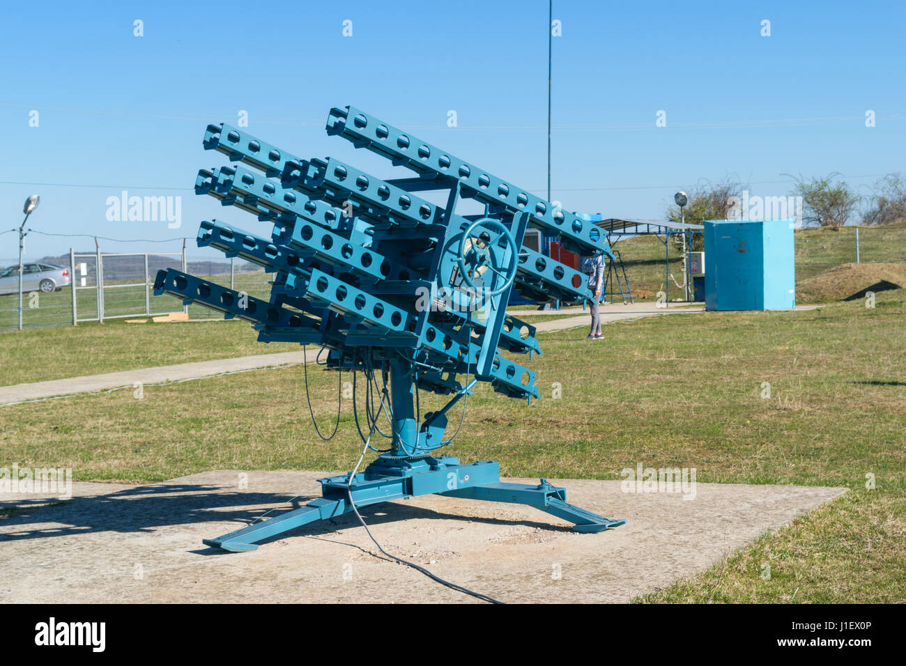 Anti hail rocket launcher inside and anti hailstorm prevention site ...