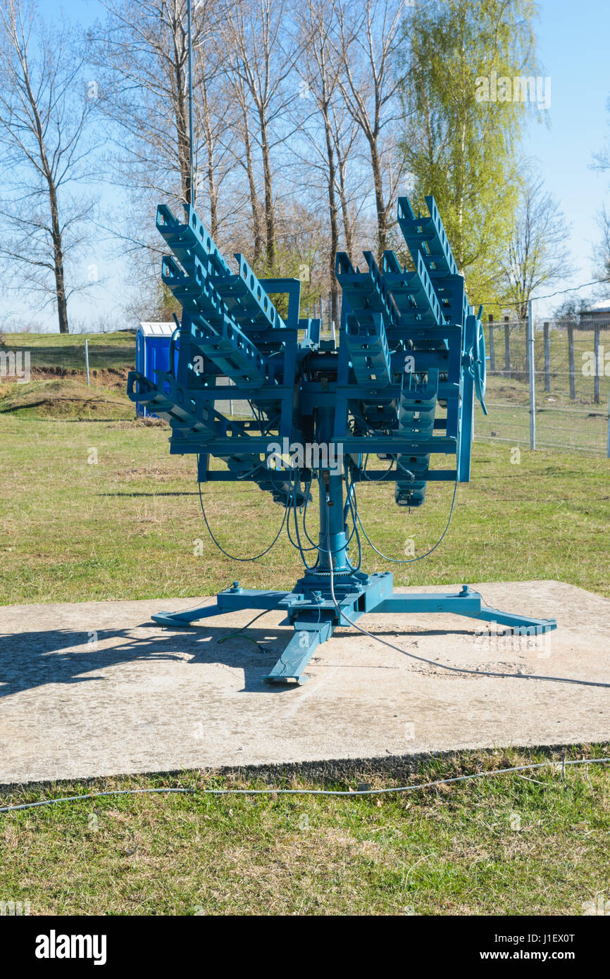 Anti hail rocket launcher hi-res stock photography and images - Alamy