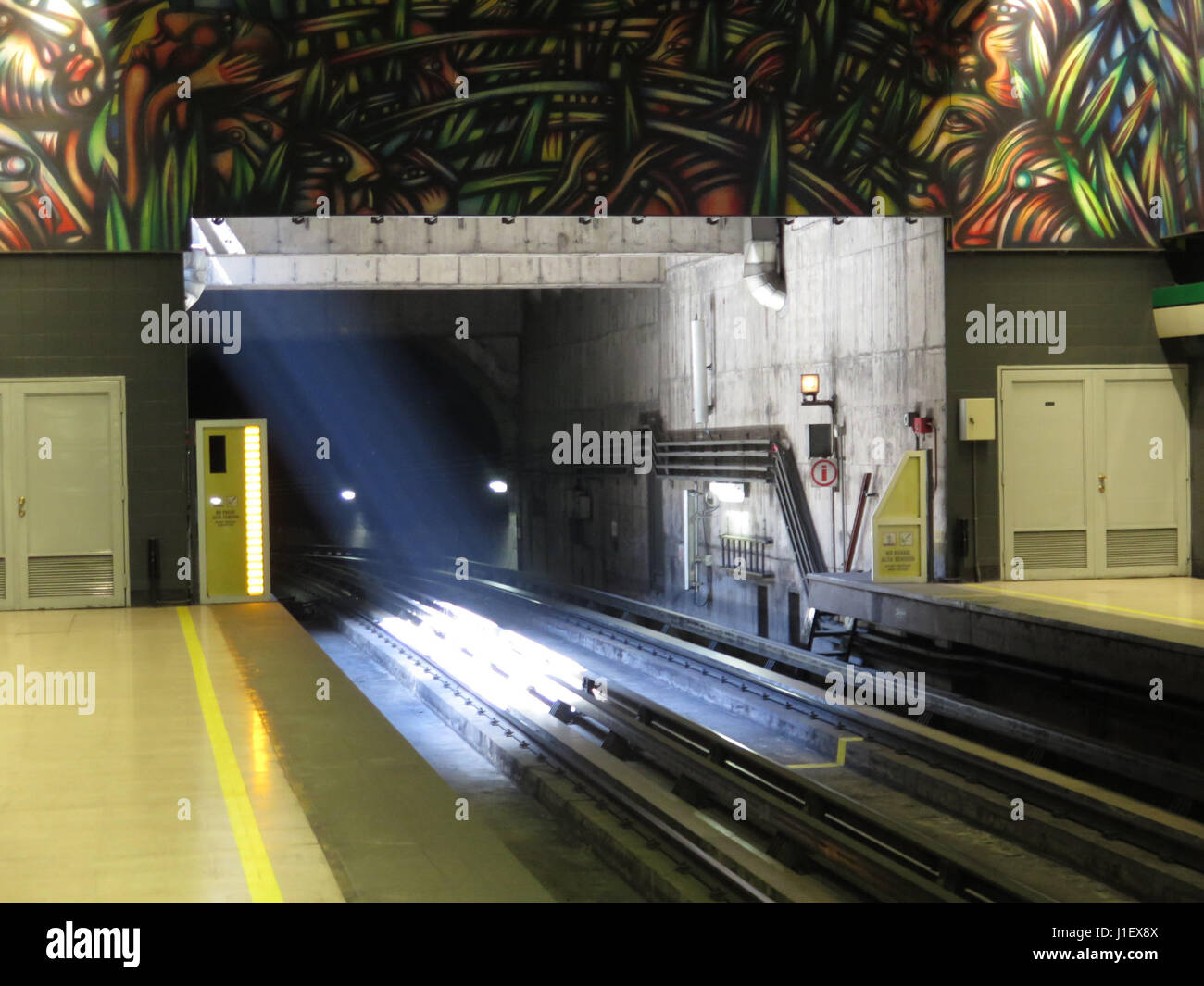 Santiago chile subway hi-res stock photography and images - Alamy