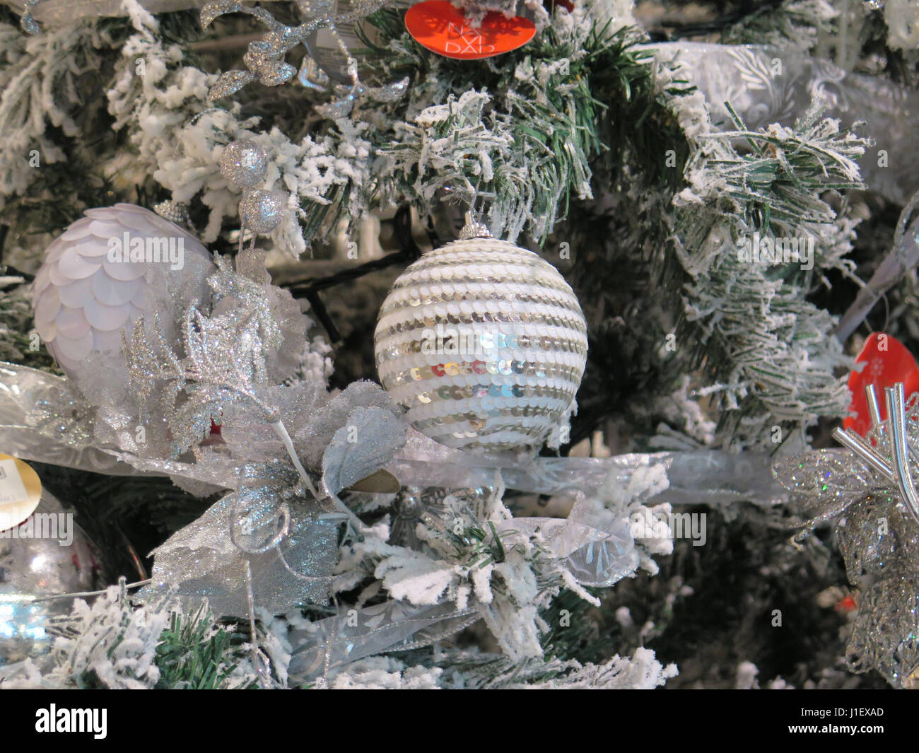 Christmas Tree Detail Stock Photo - Alamy