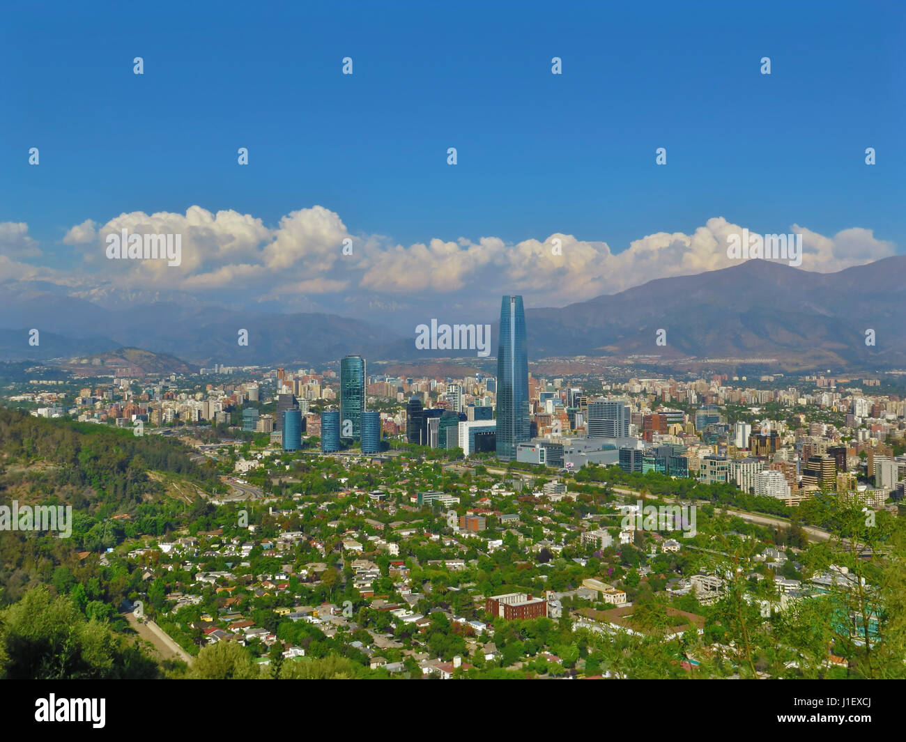 Santiago de Chile, Chile, Cityscape Stock Photo - Alamy