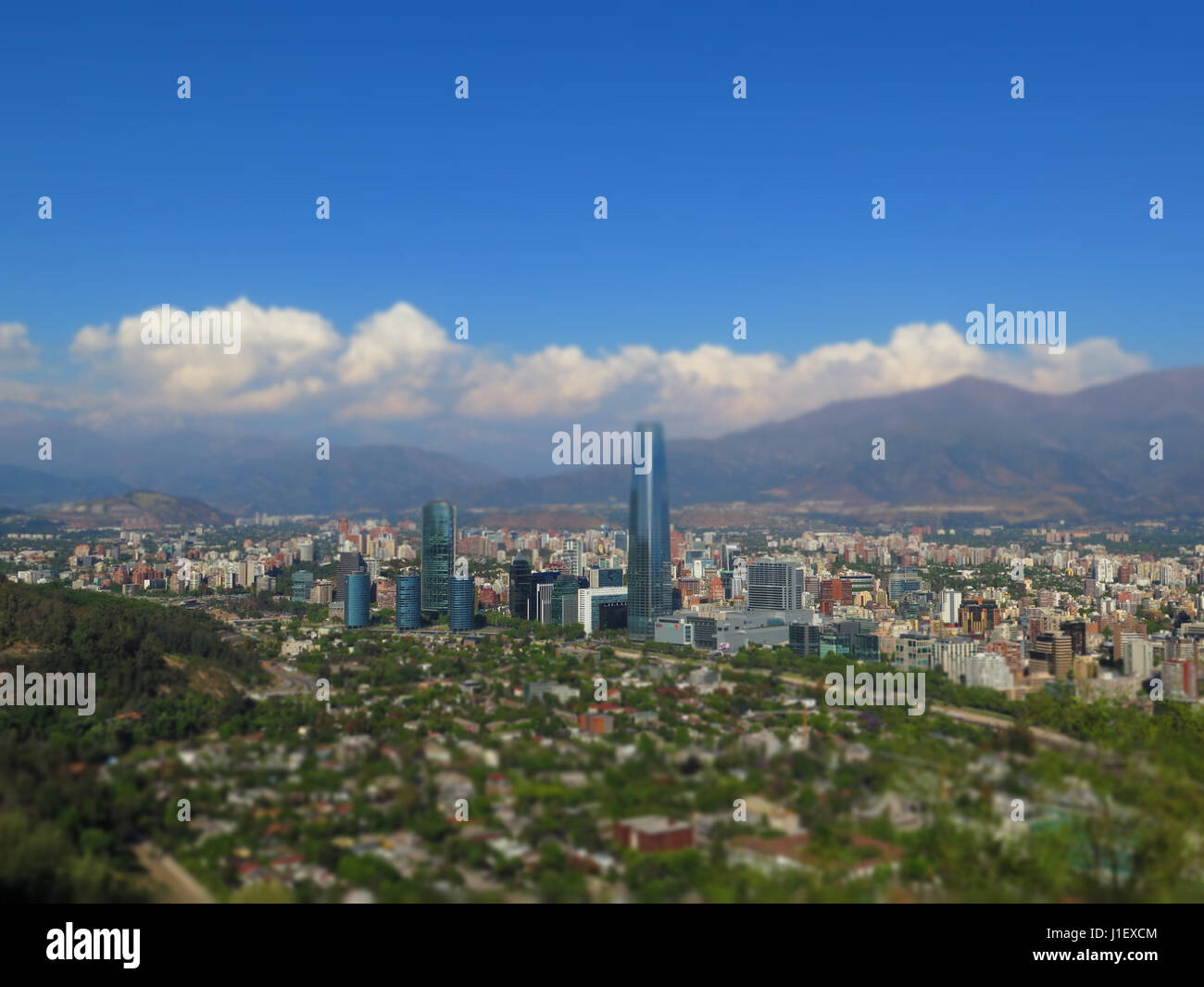 Santiago de Chile, Chile, Cityscape Stock Photo - Alamy