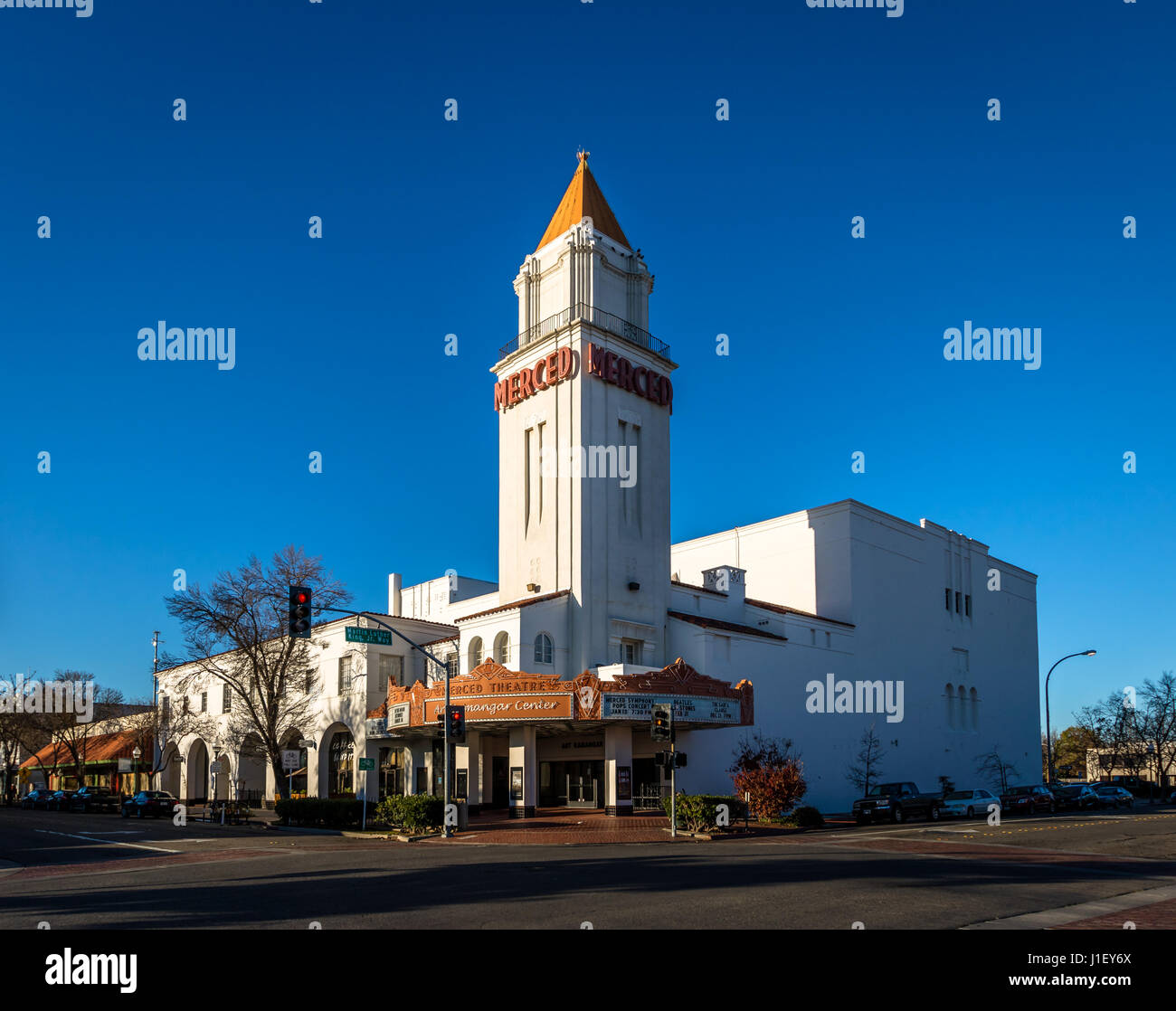 Merced Theater - Merced, California, USA Stock Photo - Alamy