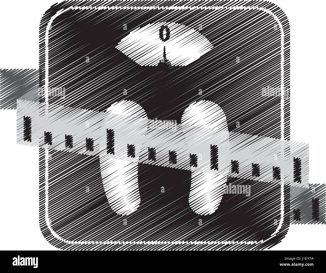 scale weight lose icon Stock Vector Image & Art - Alamy