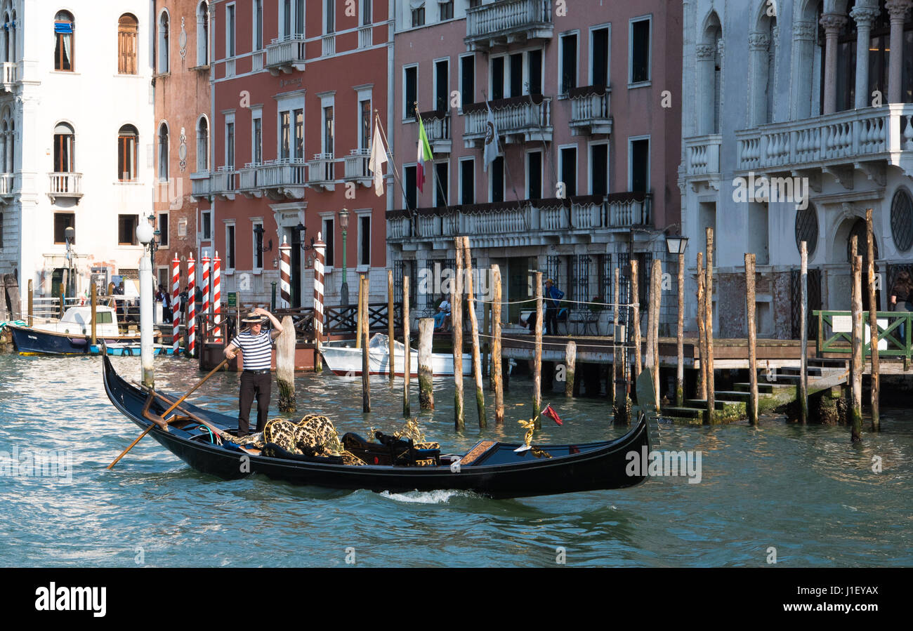 Gondolier in traditional costume hi-res stock photography and images ...