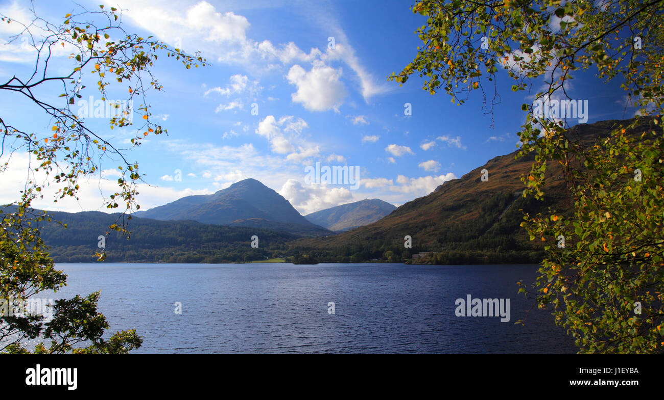 The Arrochar Alps overlooking Loch Lomond, Inversnaid, Trossachs ...