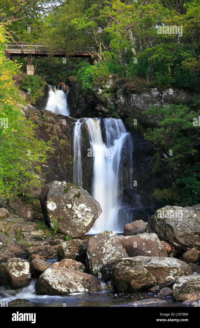 Waterfall inversnaid loch lomond scotland hi-res stock photography and ...