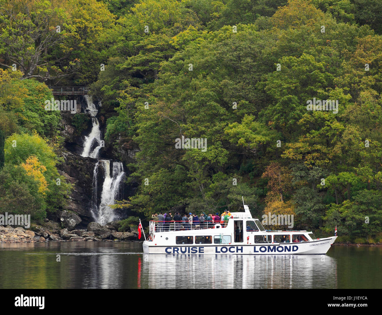 Arklet falls loch lomond trossachs hi-res stock photography and images ...