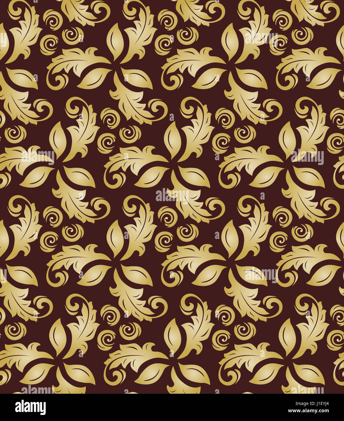 Floral Fine Seamless Pattern Stock Photo - Alamy