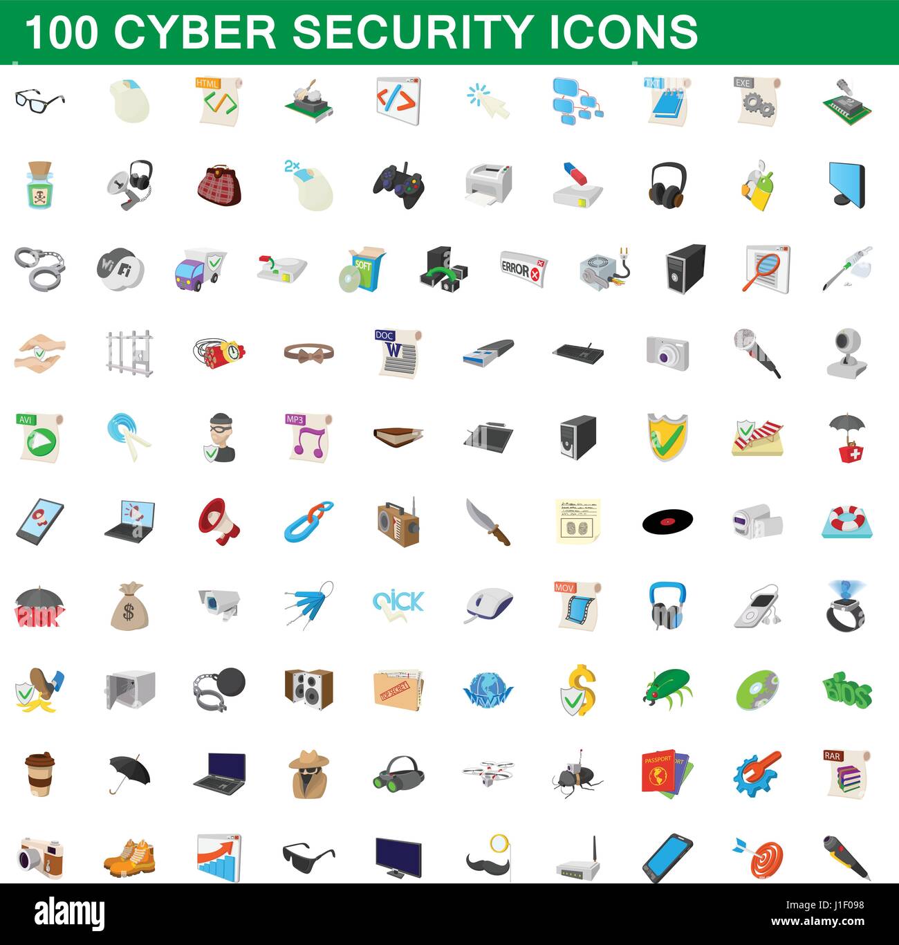 Icons cyber monday Stock Vector Images - Alamy