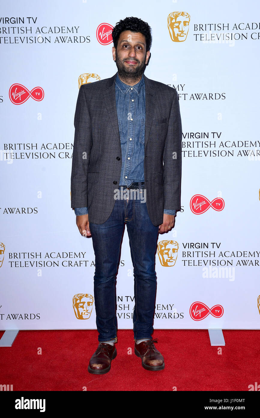 Adeel Akhtar attending the 2017 British Academy Television and Craft ...