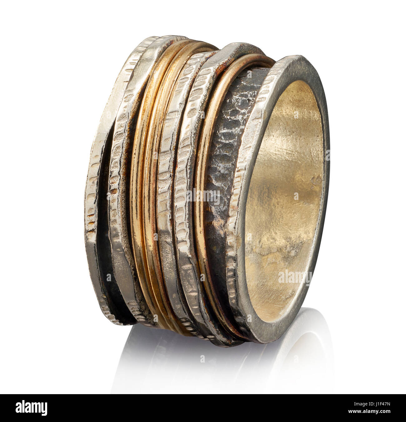 beautiful Golden ring isolated on white background Stock Photo - Alamy