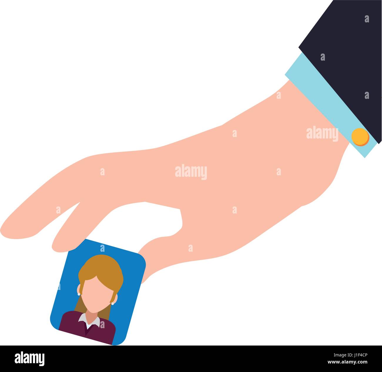 businessman picking up picture Stock Vector Image & Art - Alamy