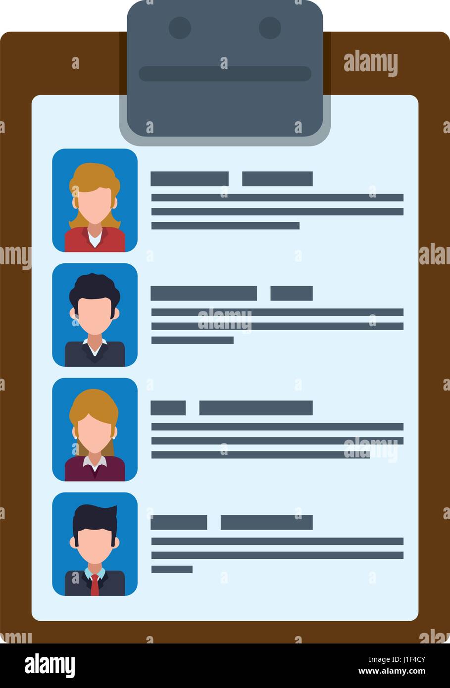 document holder paper sheet people Stock Vector Image & Art - Alamy