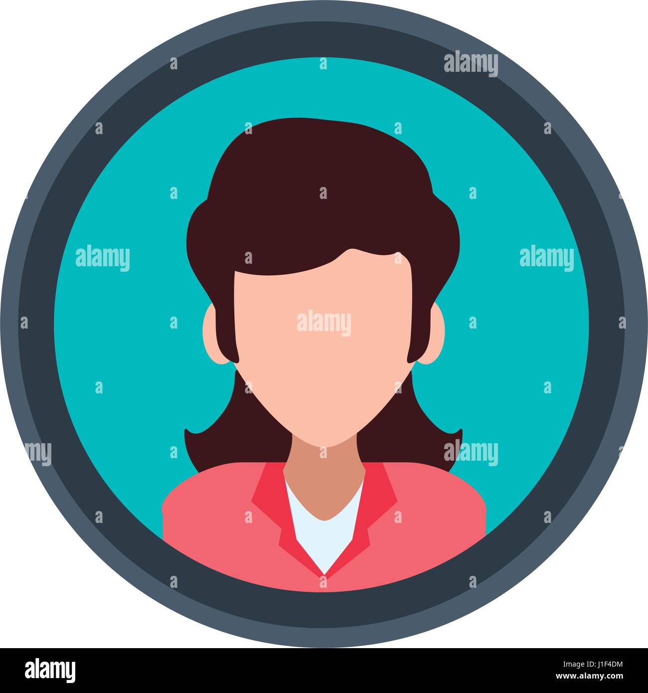 Faceless portrait Stock Vector Images - Alamy