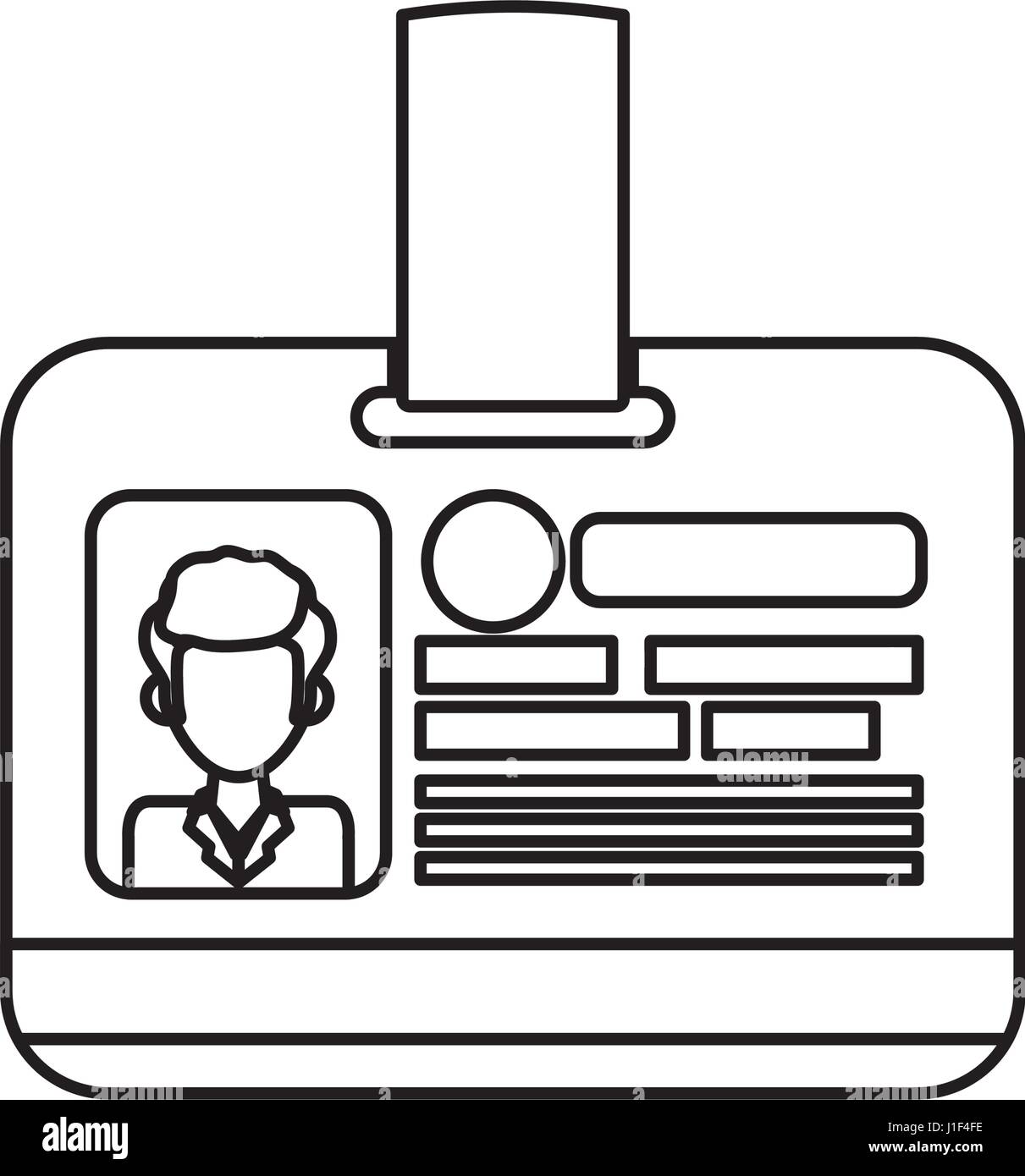 employee id card Stock Vector Image & Art - Alamy