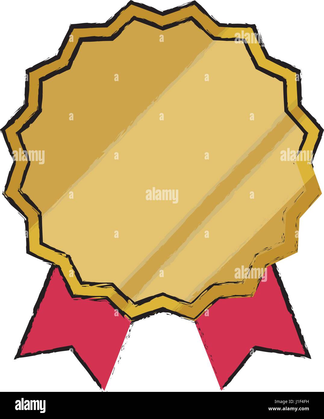 emblem badge ribbon Stock Vector Image & Art - Alamy