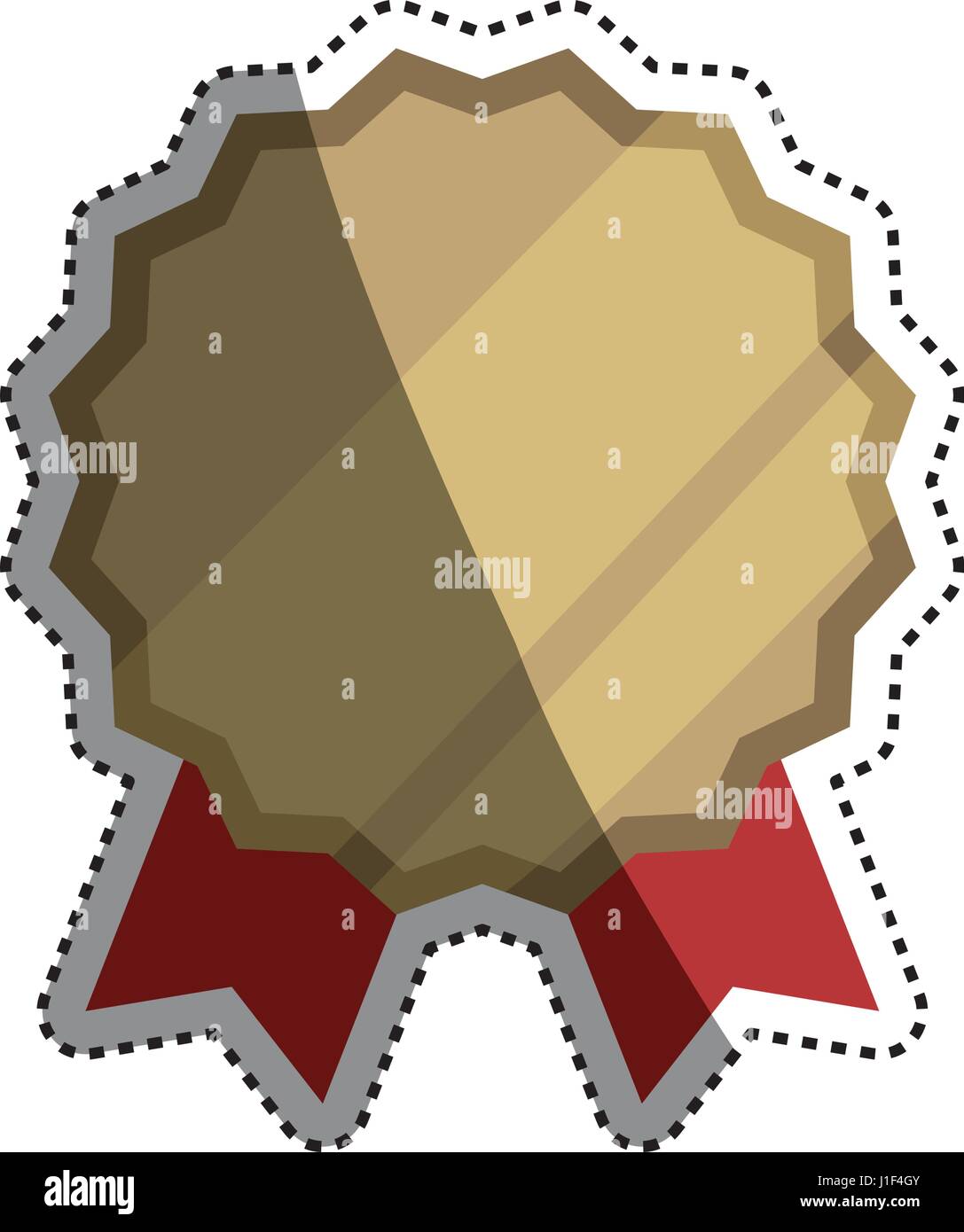 emblem badge ribbon Stock Vector Image & Art - Alamy