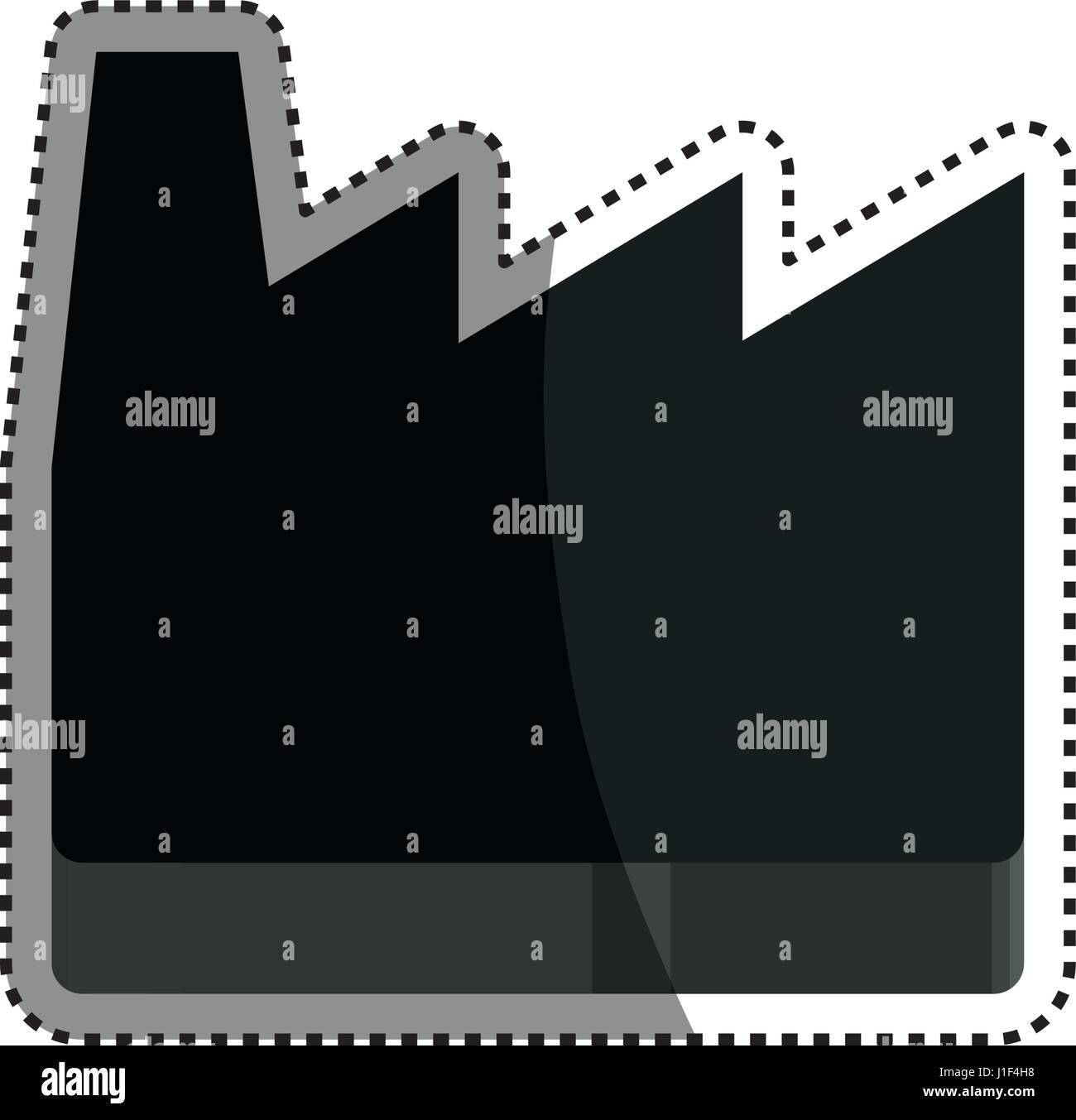 industrial factory building Stock Vector Image & Art - Alamy