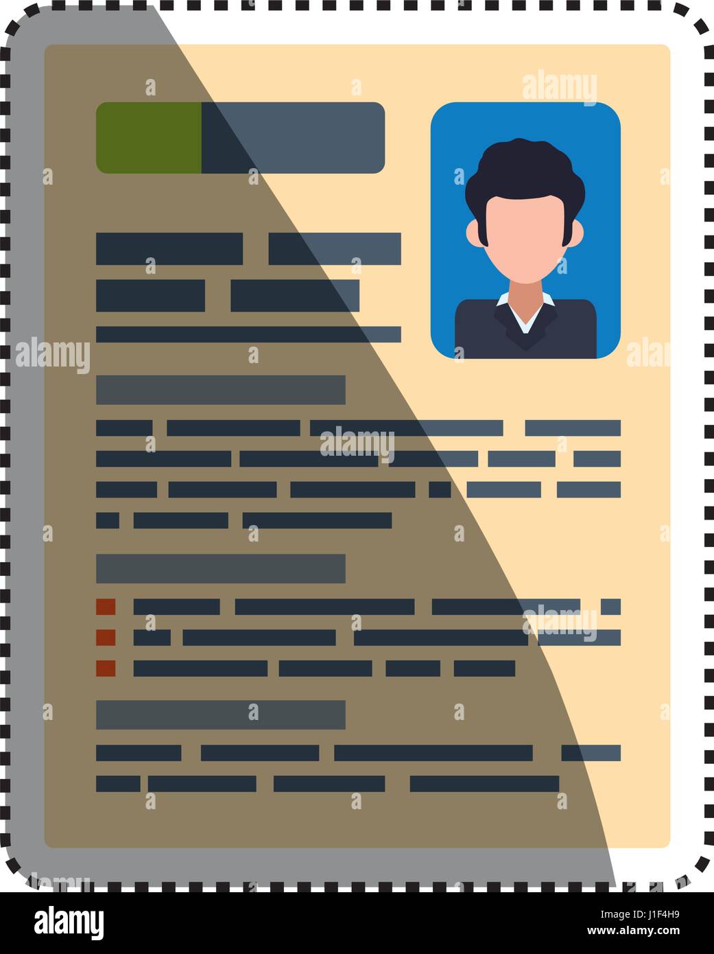 document curriculum vitae Stock Vector Image & Art - Alamy