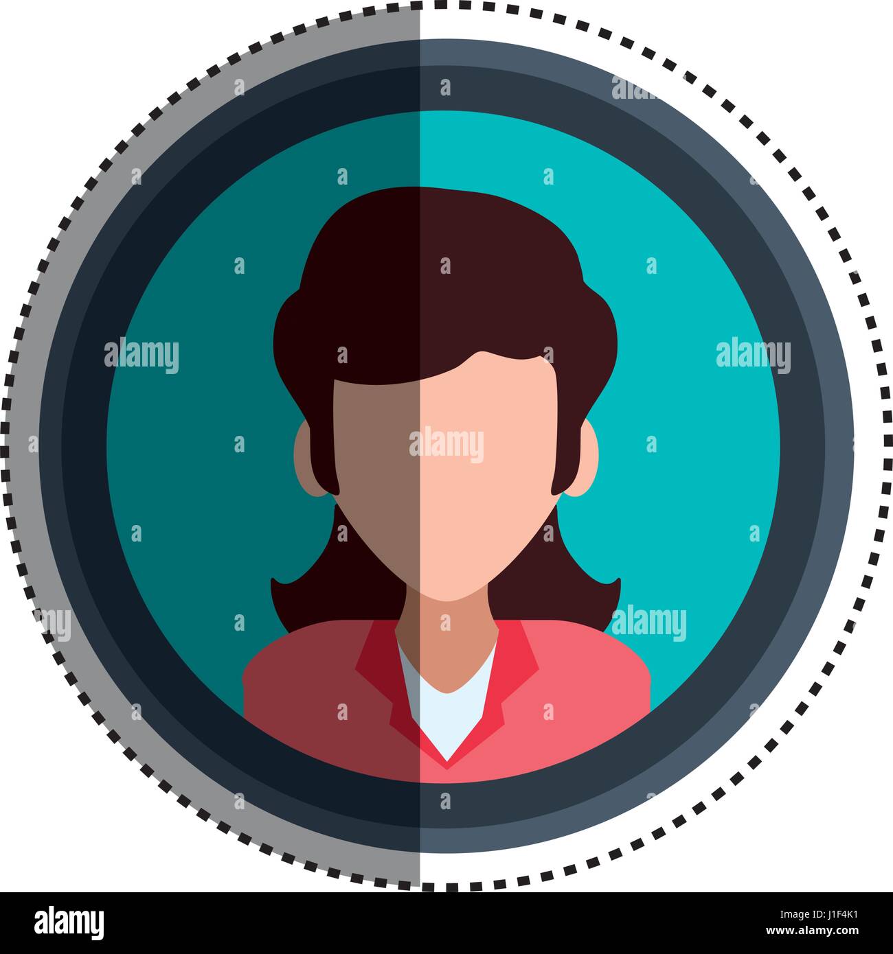 woman faceless portrait picture Stock Vector Image & Art - Alamy