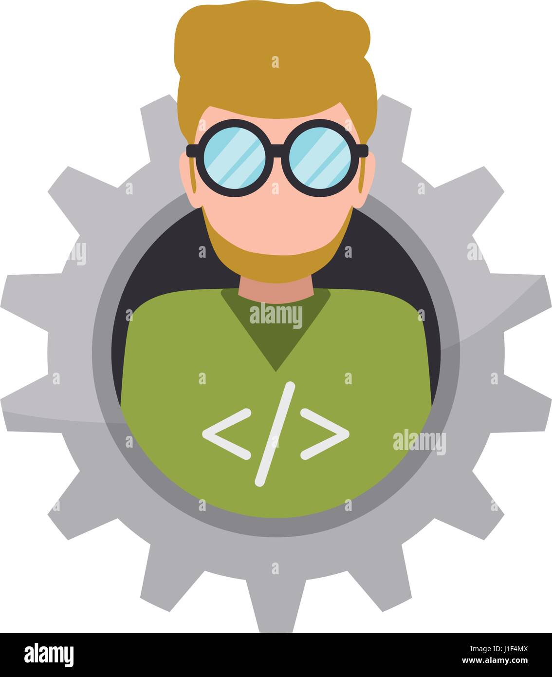 Neckbeard Stock Vector Images - Alamy