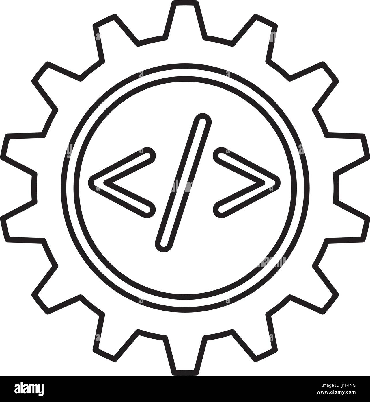 programming language gear Stock Vector Image & Art - Alamy