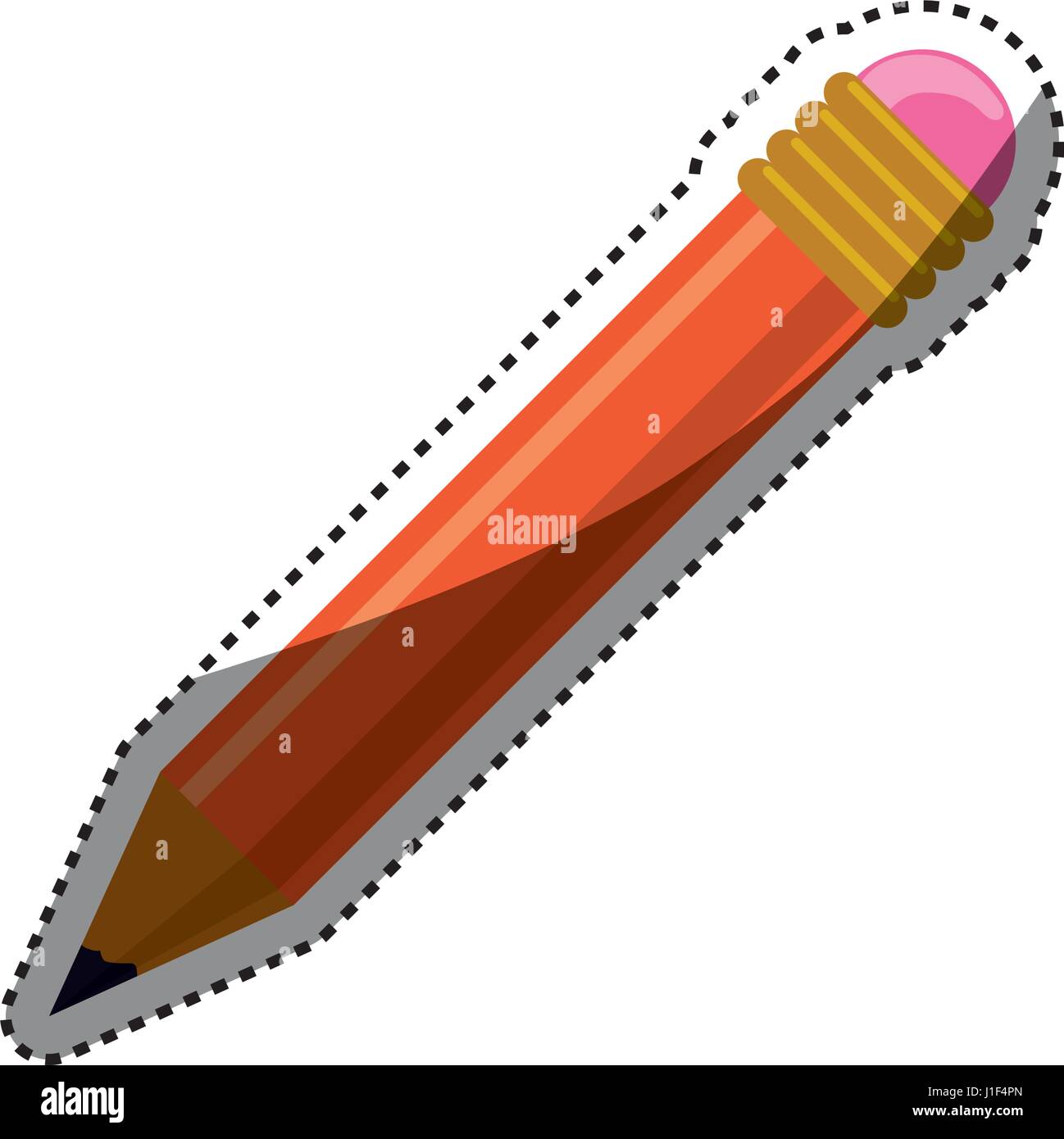 pencil implement writing Stock Vector Image & Art - Alamy