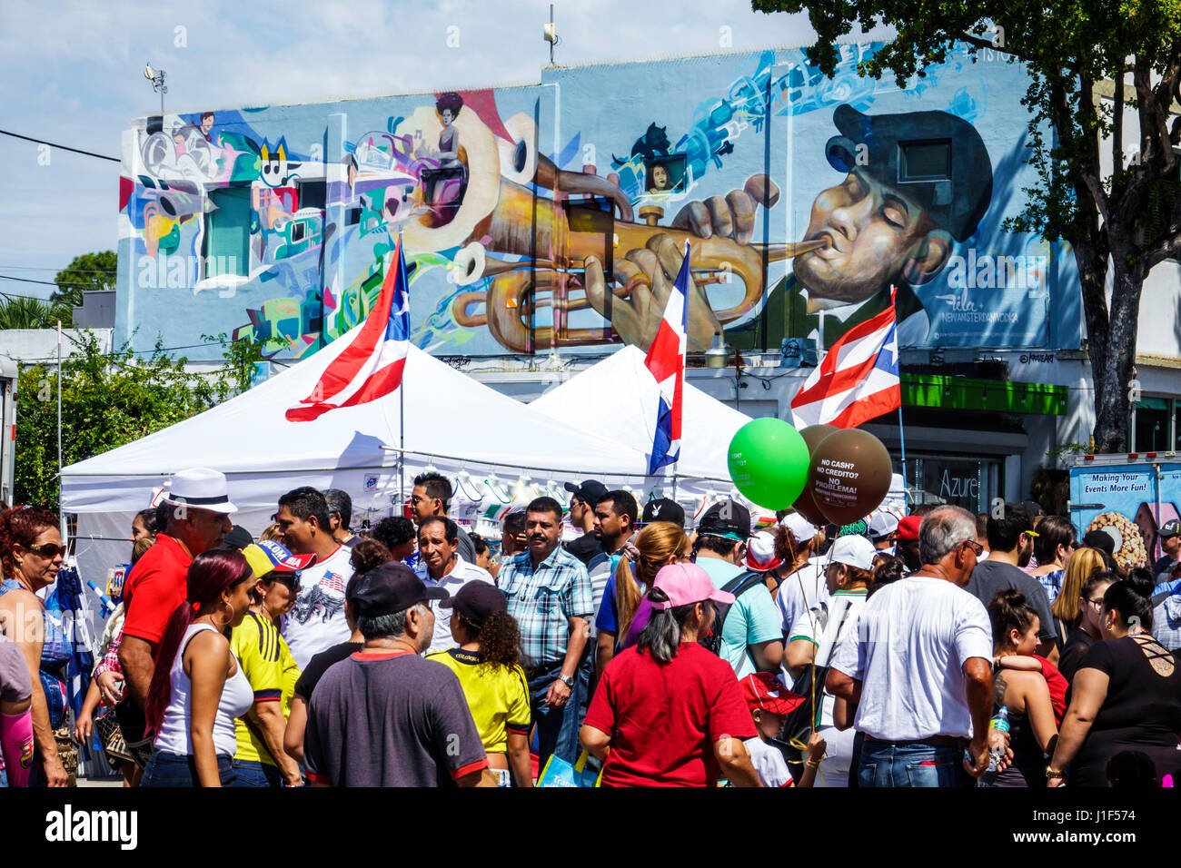 Miami Florida,Little Havana,Calle Ocho Carnaval Miami,annual street ...