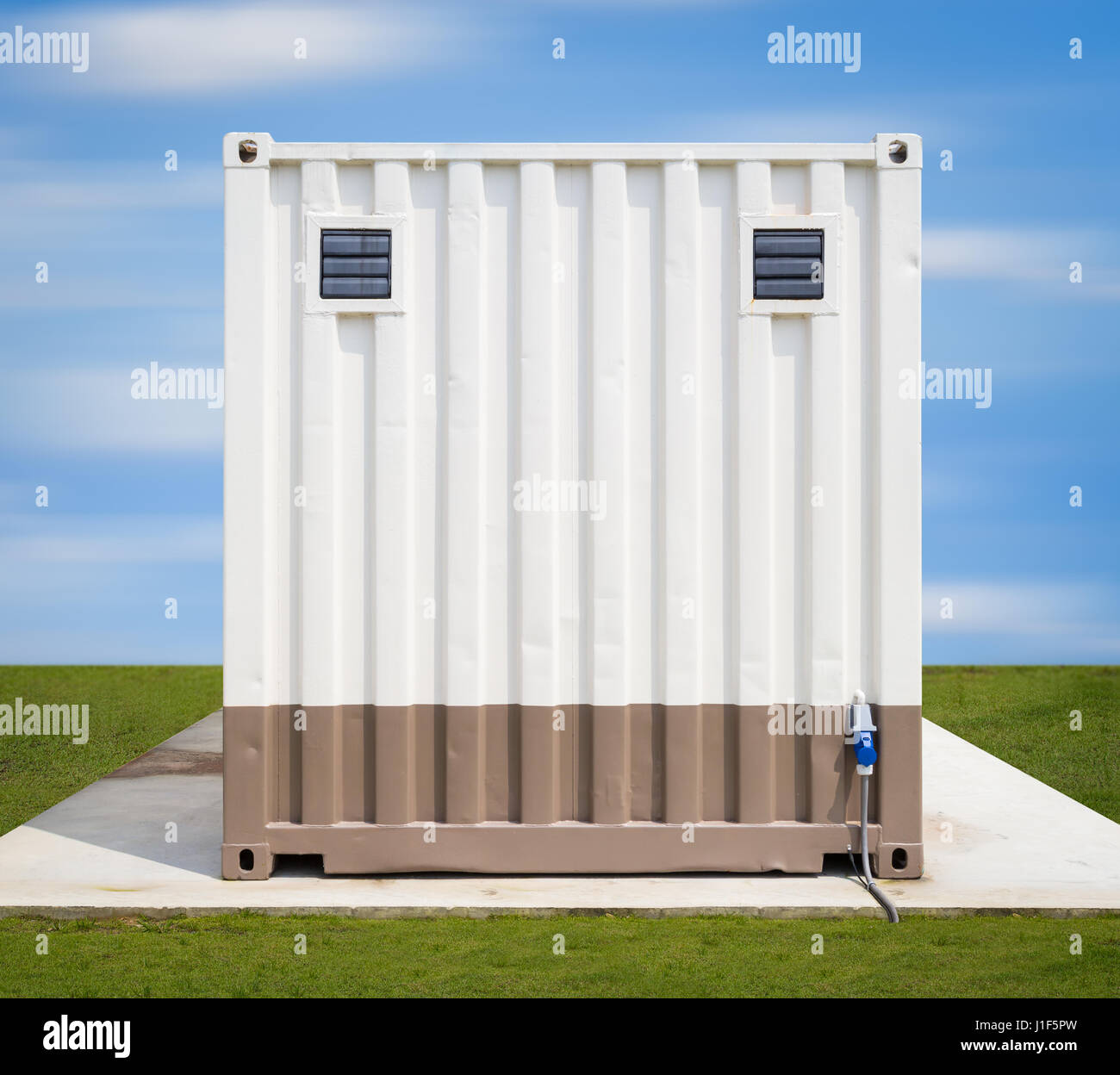 Blue cargo container texture side hi-res stock photography and images ...