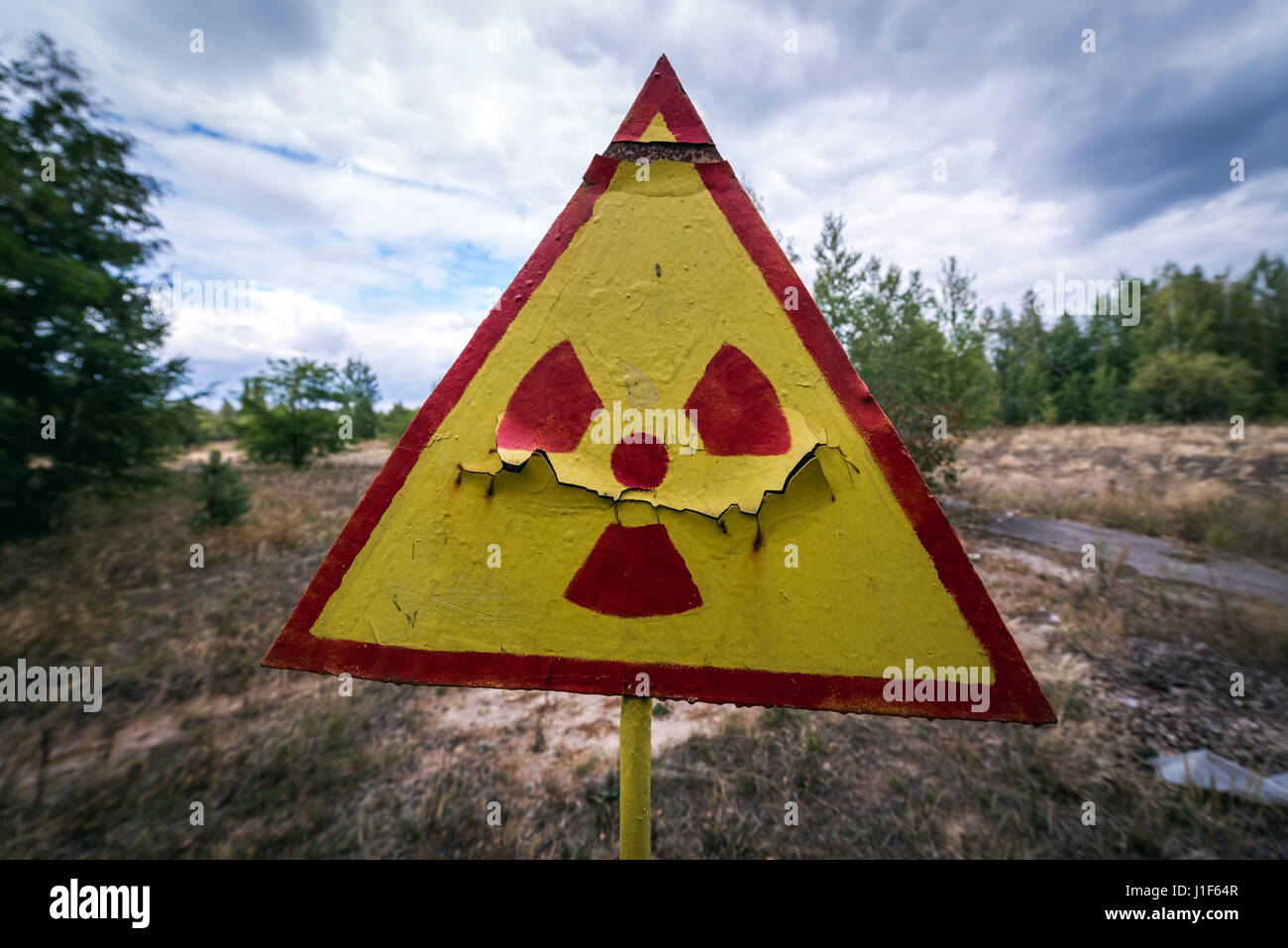 Radiation Warning Sign Chernobyl