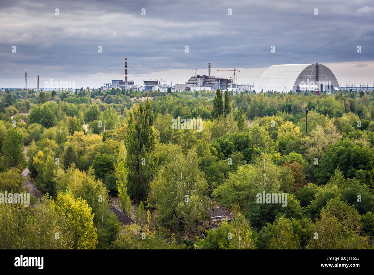Chernobyl new safe confinement hi-res stock photography and images - Alamy