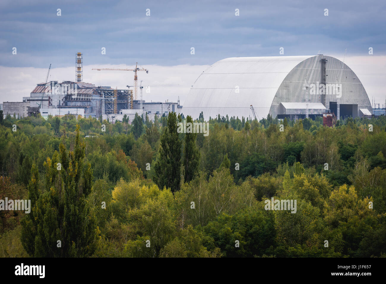 New Safe Confinement of Chernobyl Nuclear Power Plant in Zone of ...