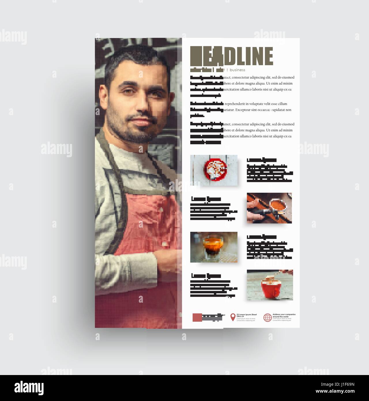 Photos for magazine Stock Vector Images - Alamy