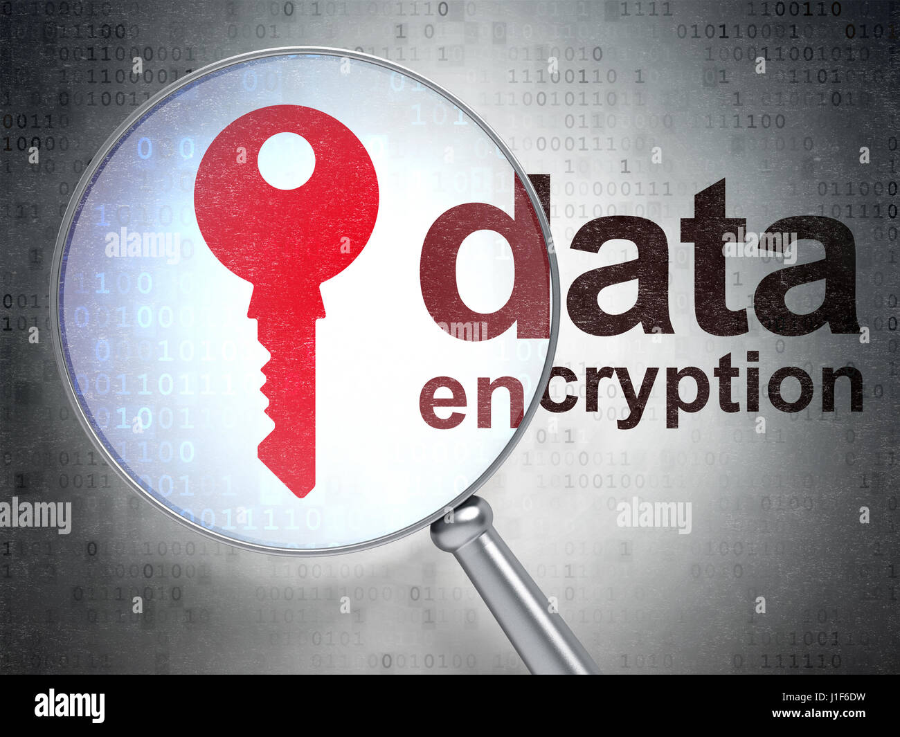 Security concept: Key and Data Encryption with optical glass Stock ...