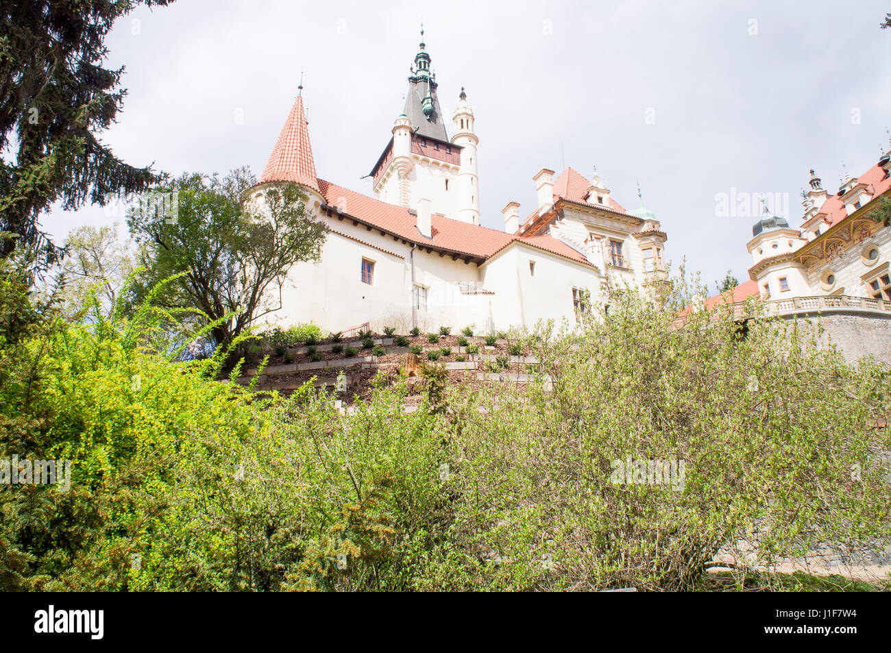 Pruhonice Castle, Park, Reconstruction of the Castle Alpine Rock Garden ...