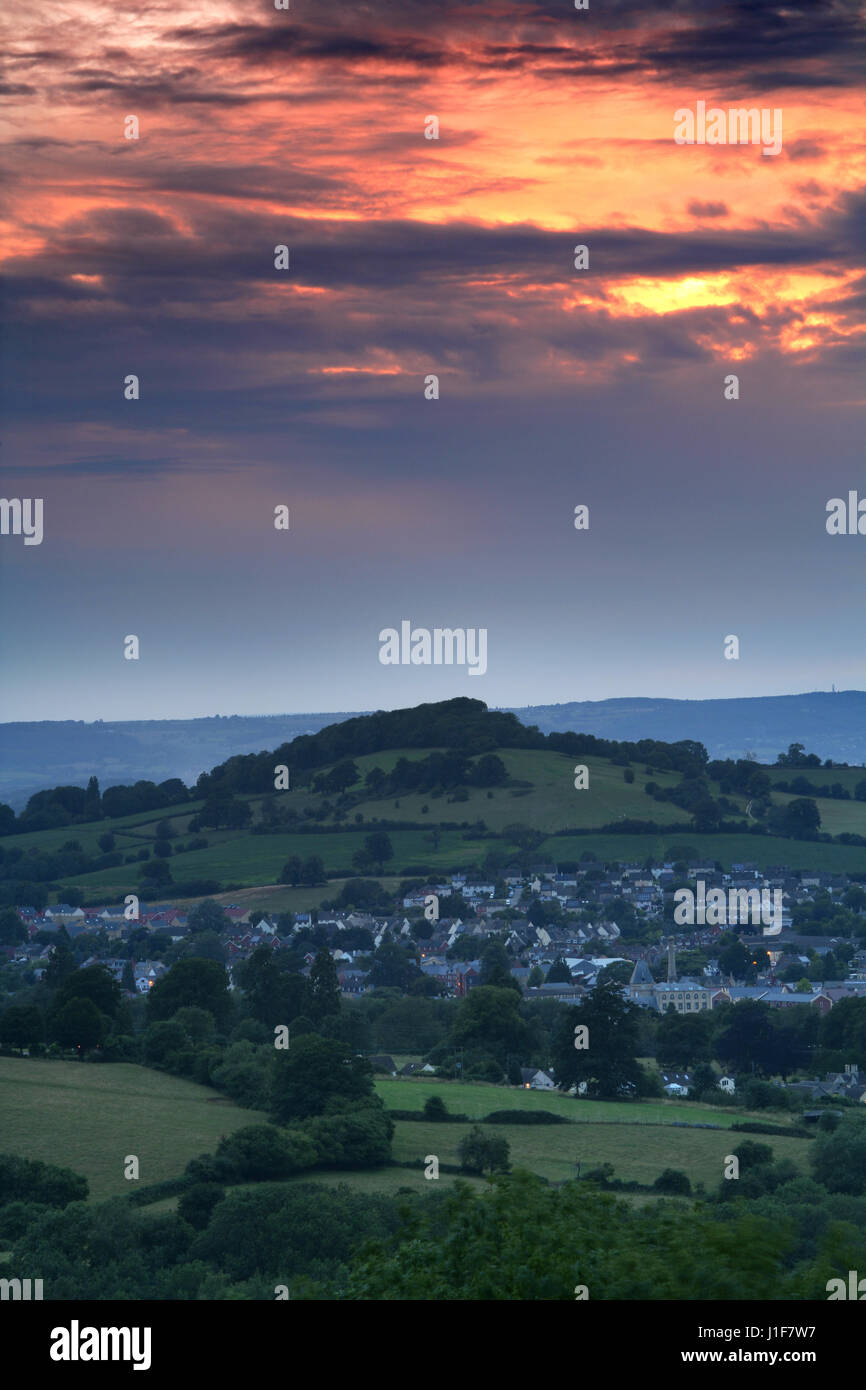 Stroud Gloucestershire UK at dusk Stock Photo - Alamy