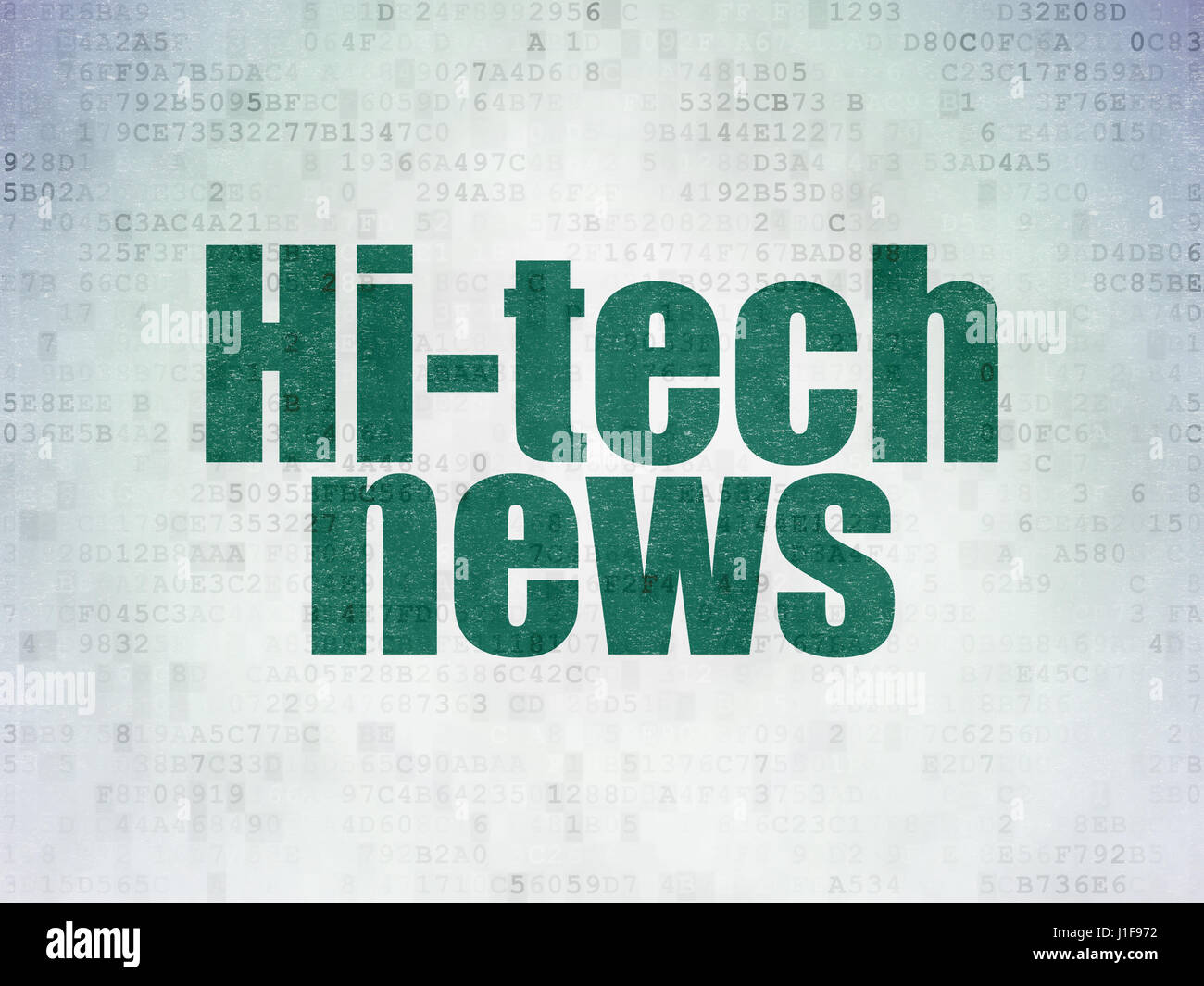 News concept: Hi-tech News on Digital Data Paper background Stock Photo ...