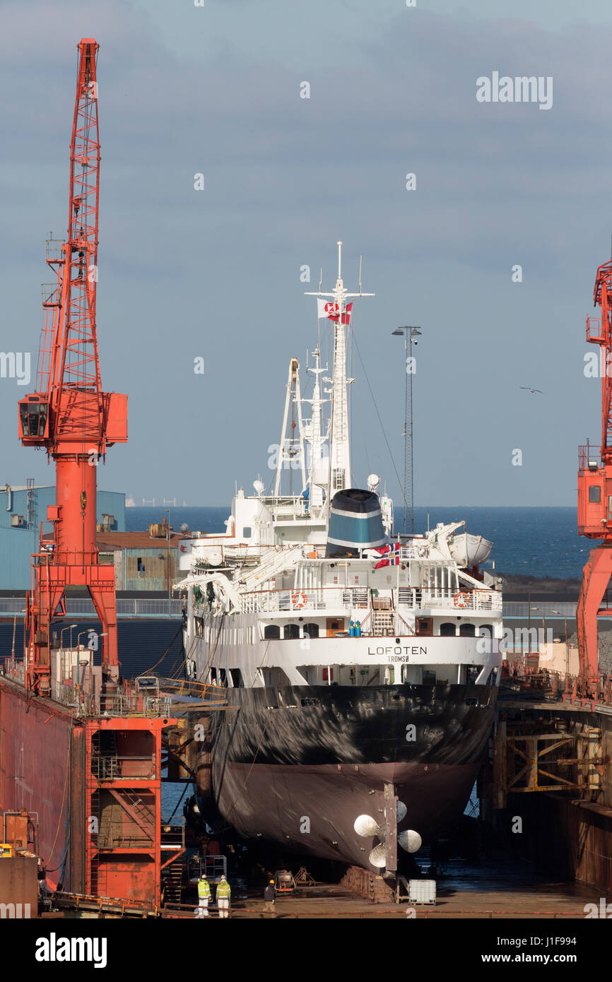 Ships at Orskov Shipyard Stock Photo - Alamy