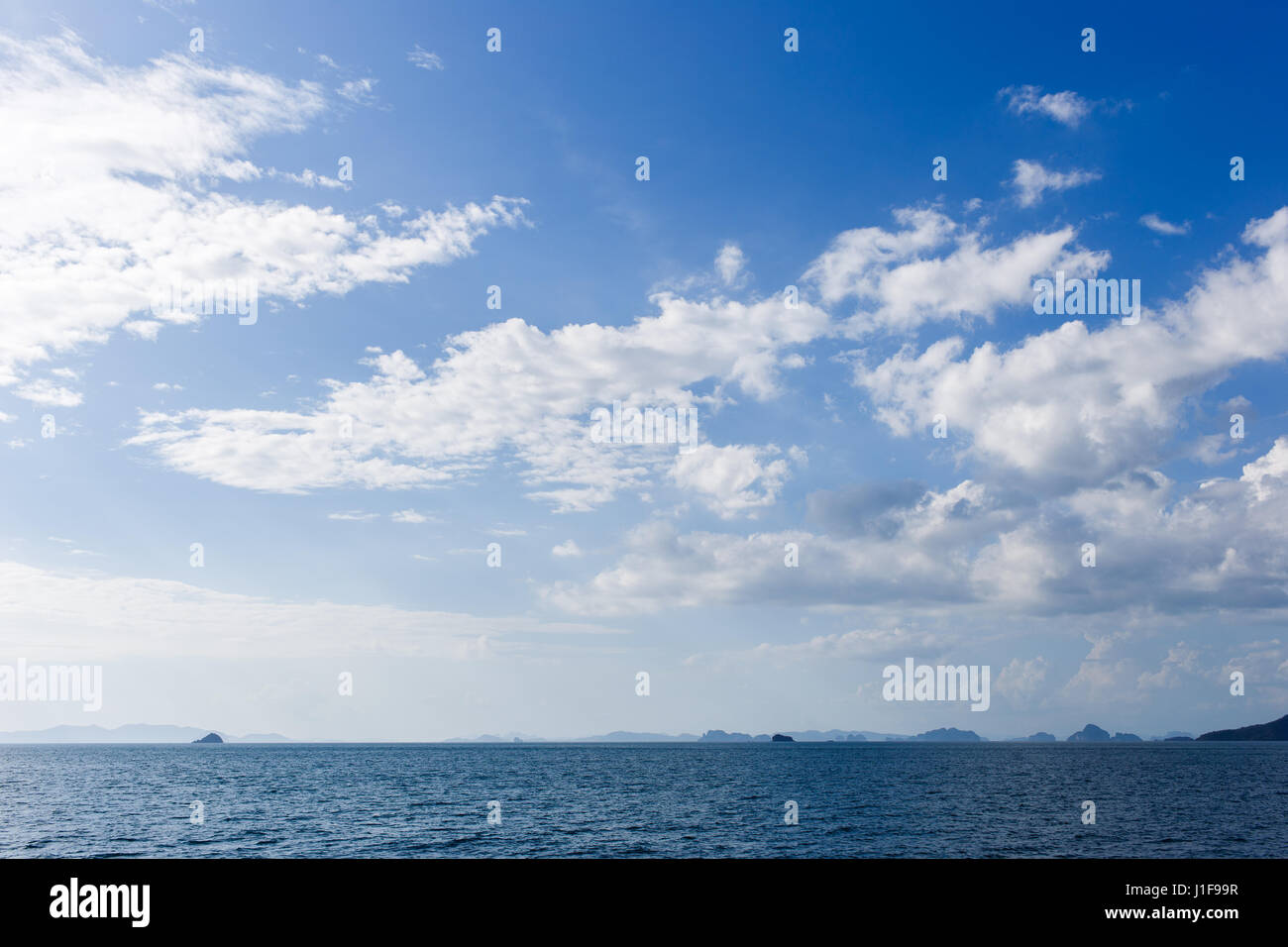 Photo of sea with sky Stock Photo - Alamy