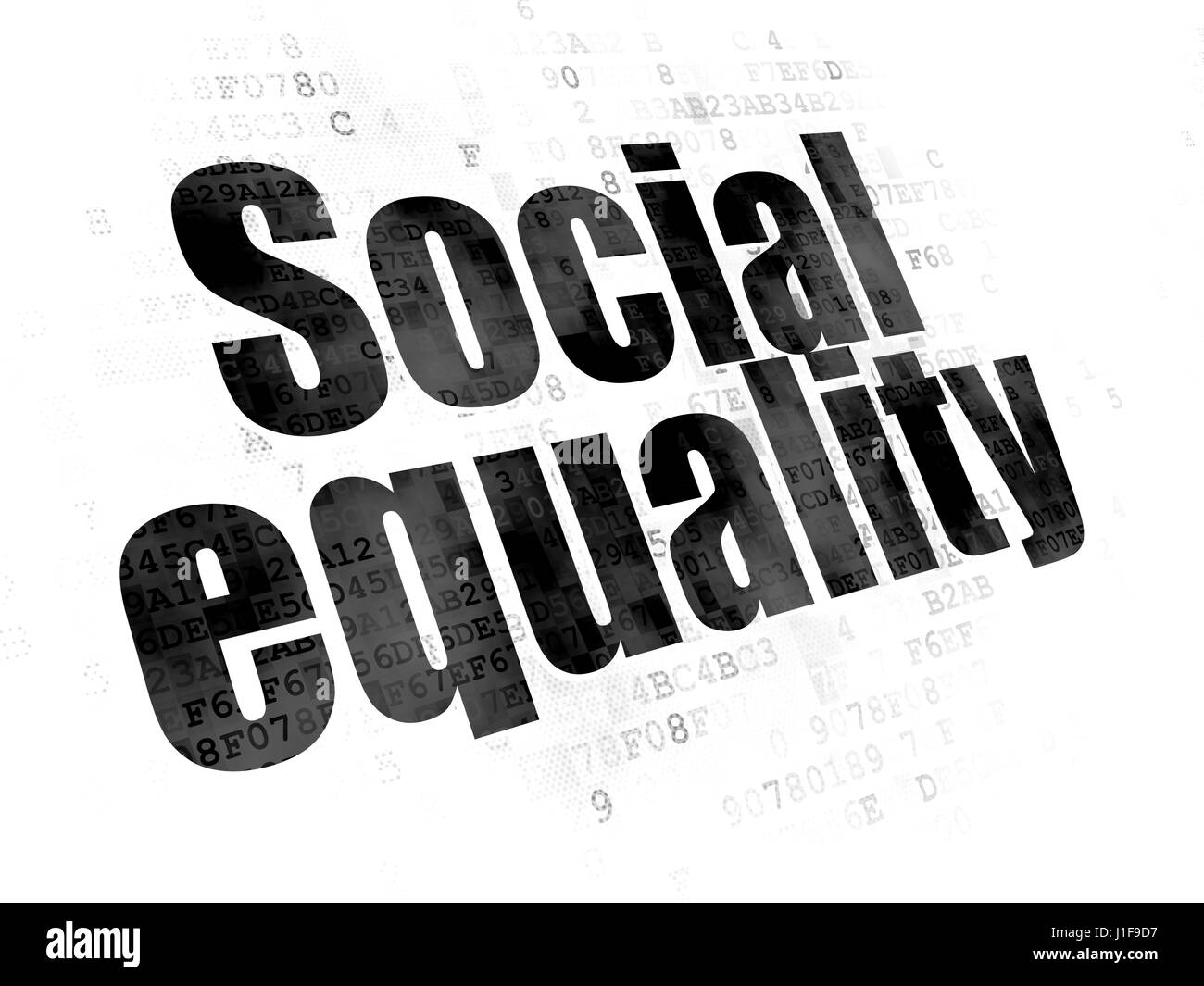 Politics concept: Social Equality on Digital background Stock Photo - Alamy