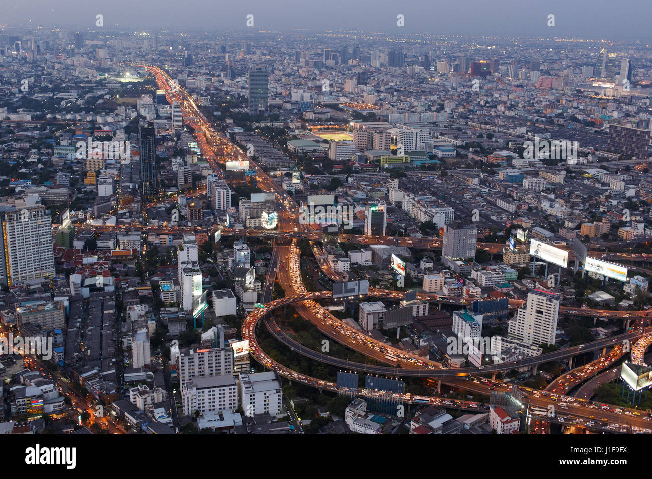 Photo of city from above Stock Photo - Alamy