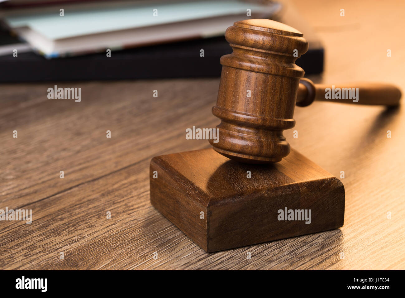 Photography of judge wooden hammer Stock Photo - Alamy