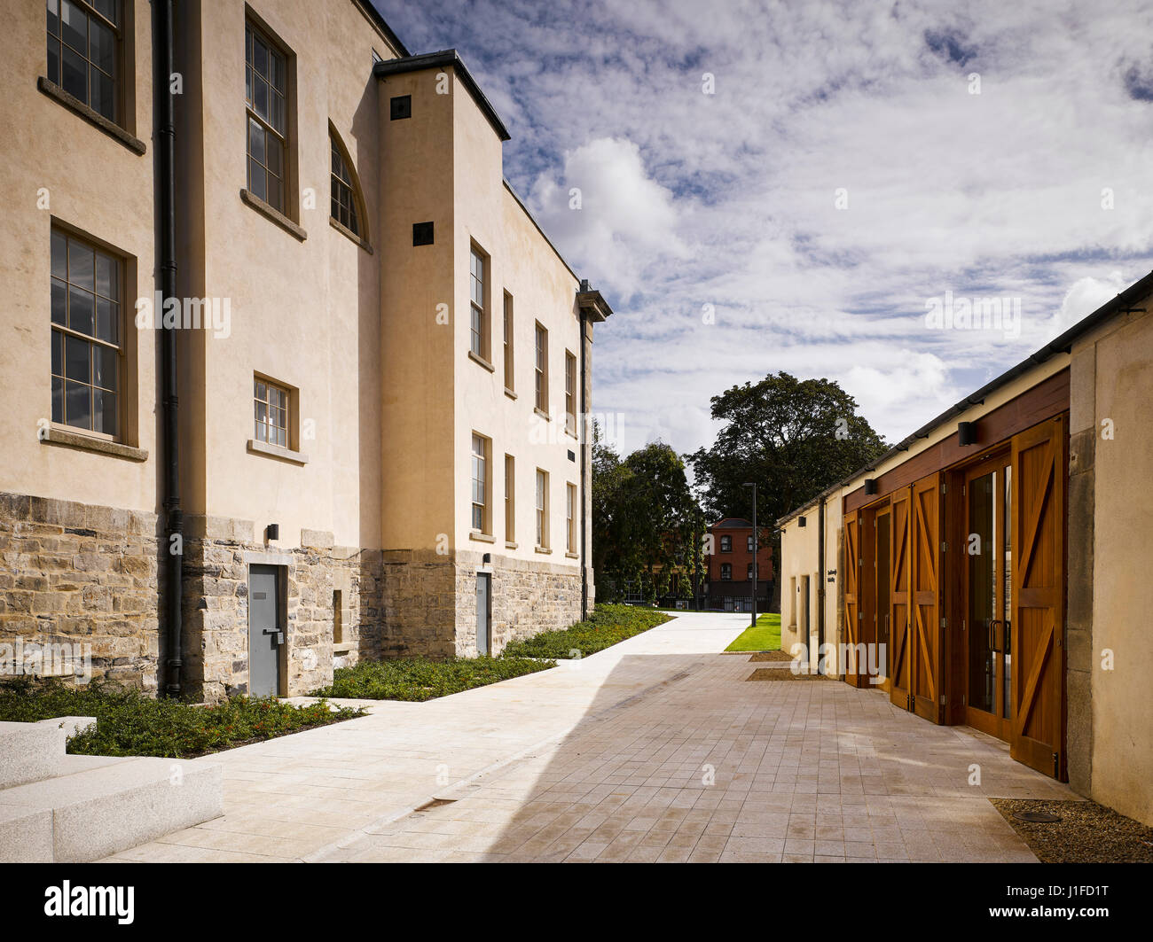 Exterior rear view showing stables. Kilmainham Courthouse, Kilmainham ...